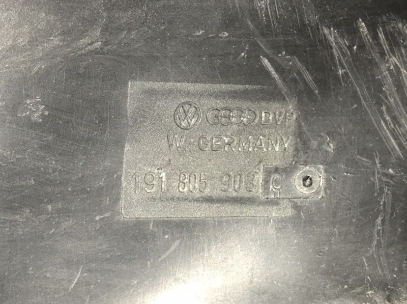 191805903C Спойлер бампера переднего VAG | Запчасти на DRIVE2