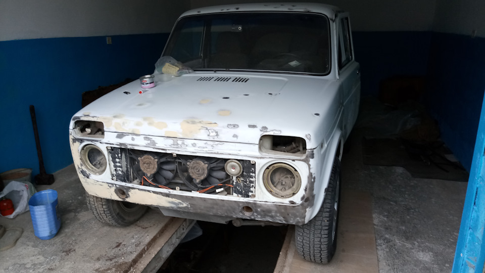 Окрас в жидкую резину. Этап 1. — Lada 4x4 3D, 1,8 л, 2010 года ...