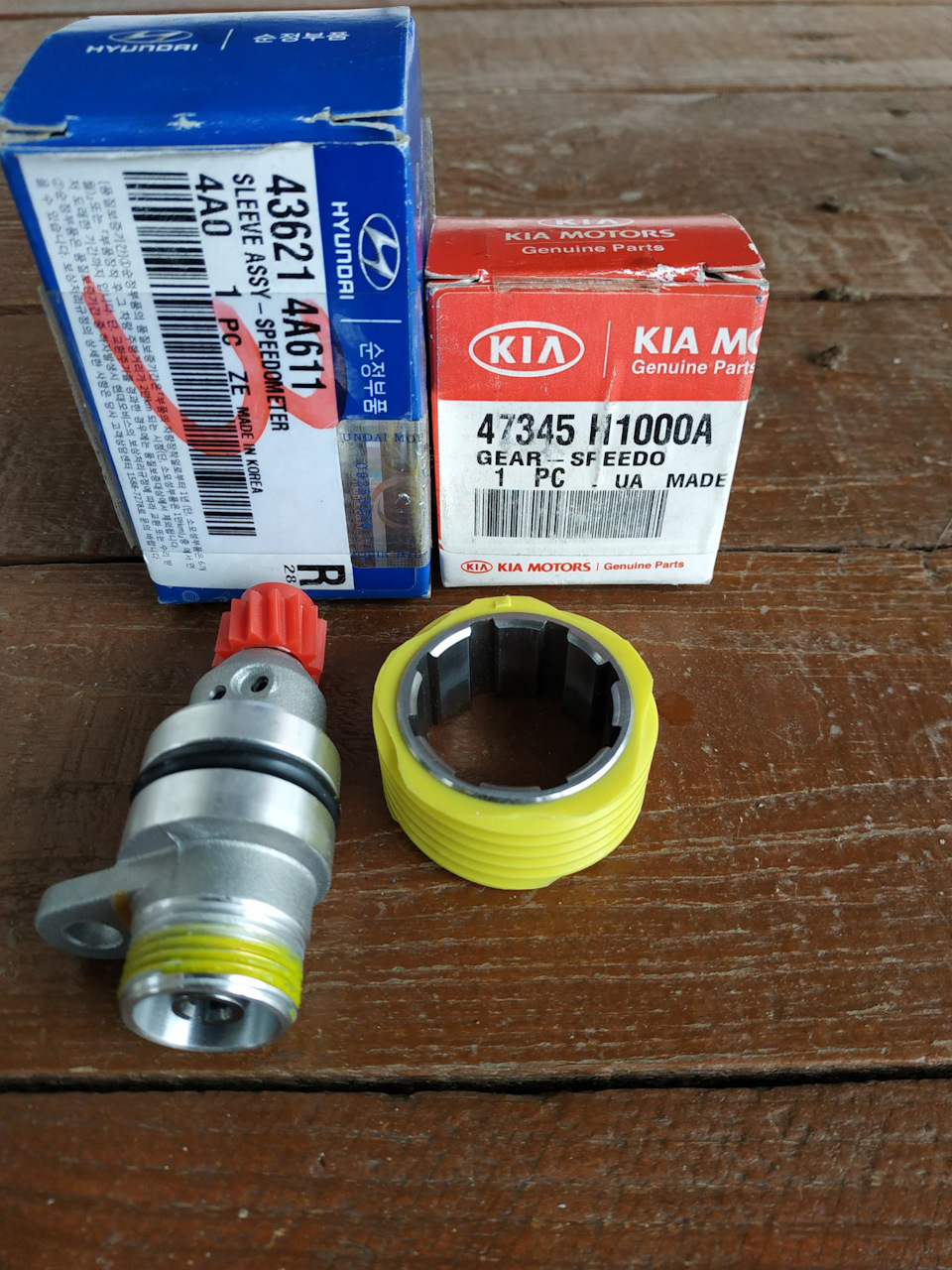 436214A611 Привод спидометра с ведомой шестерней / 4A600 KIA HYUNDAI ...
