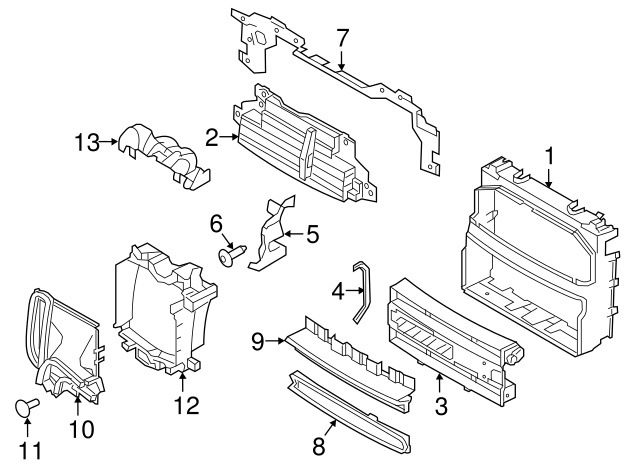LR122735 Radiator Shutter Assembly Jaguar Land Rover | Запчасти на DRIVE2