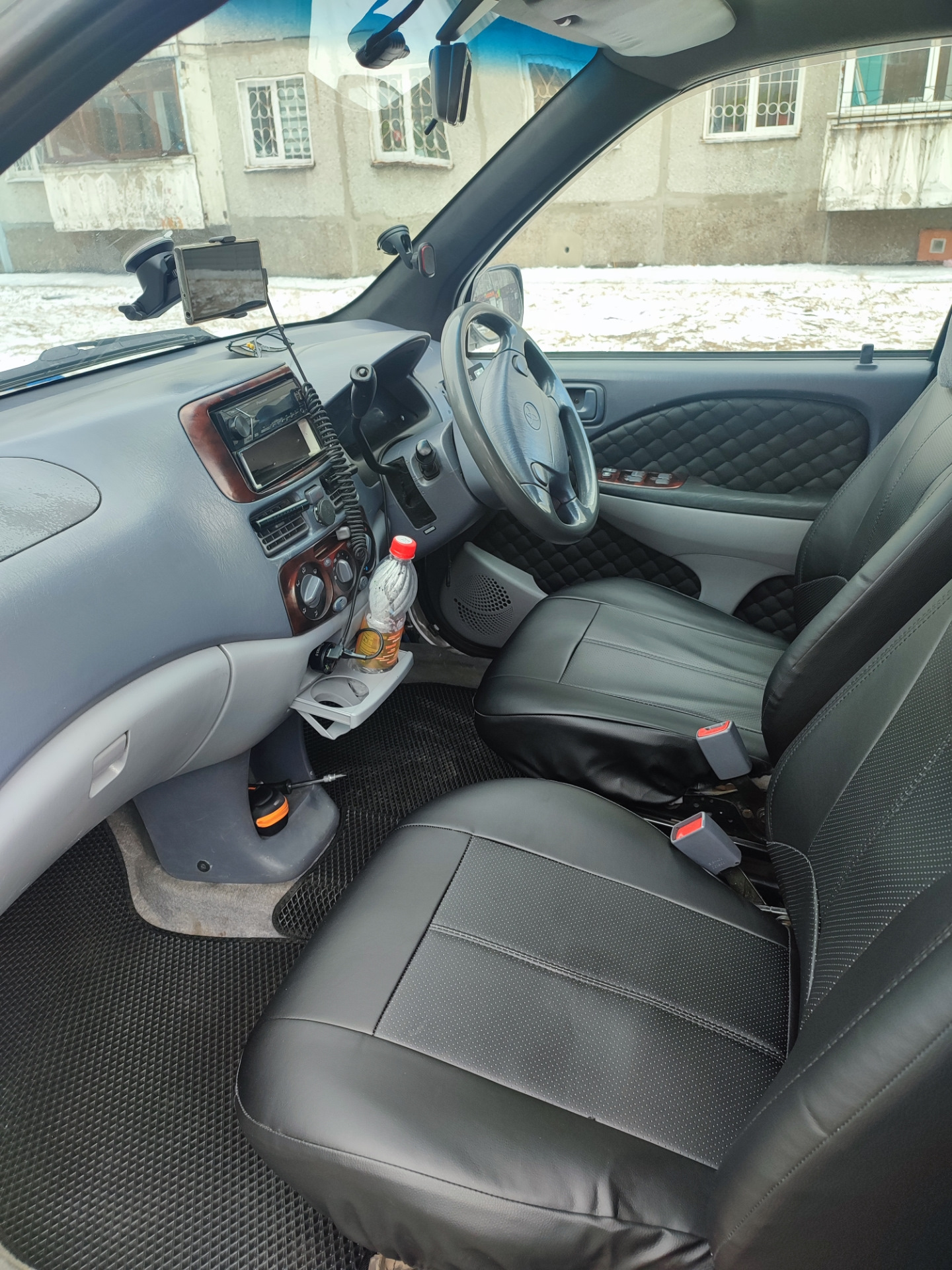 Сидения в Toyota Raum. — Toyota Raum (10), 1,5 л, 1998 года | тюнинг ...