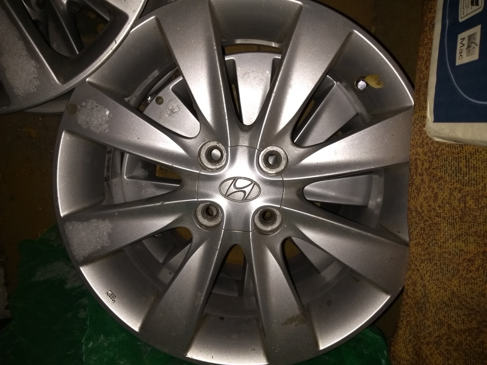 Оригинальные 16 диски от соляриса — KIA Rio 5-door (3G), 1,6 л, 2013 ...