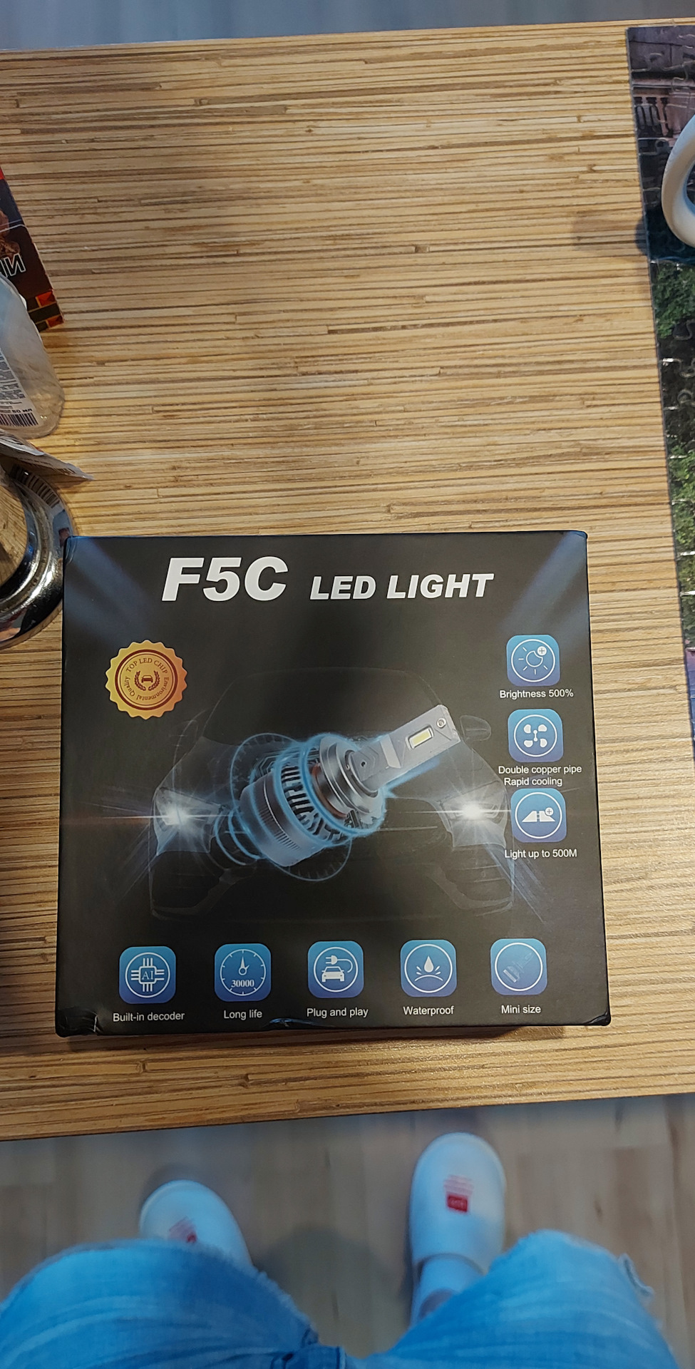 LED-лампы F5C — KIA Ceed SW (1G), 2 л, 2009 года | расходники | DRIVE2