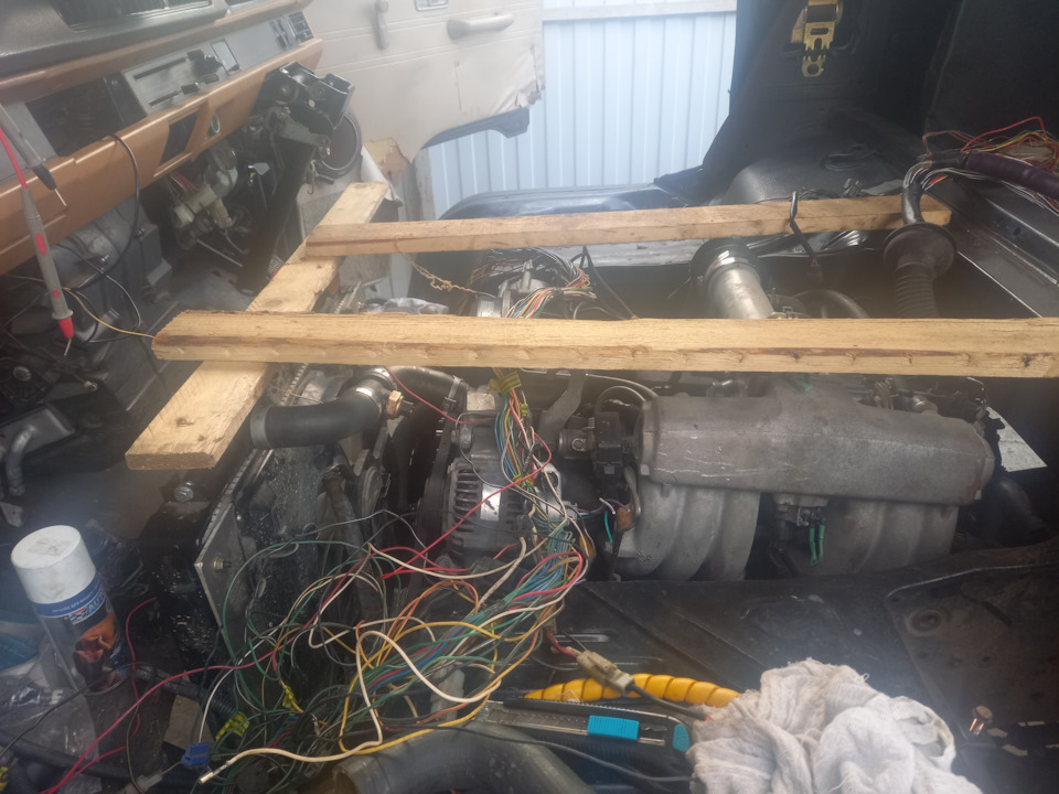 #35 swap 4D56 to 1GFE Капот — Mitsubishi Delica (L300), 2 л, 1984 года | тюнинг | DRIVE2