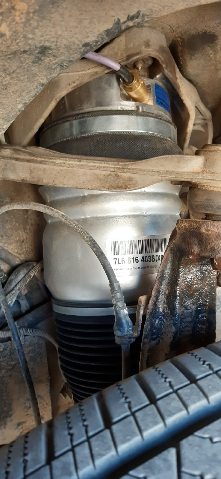 7L6616403B Пневмобалон VAG | Запчасти на DRIVE2