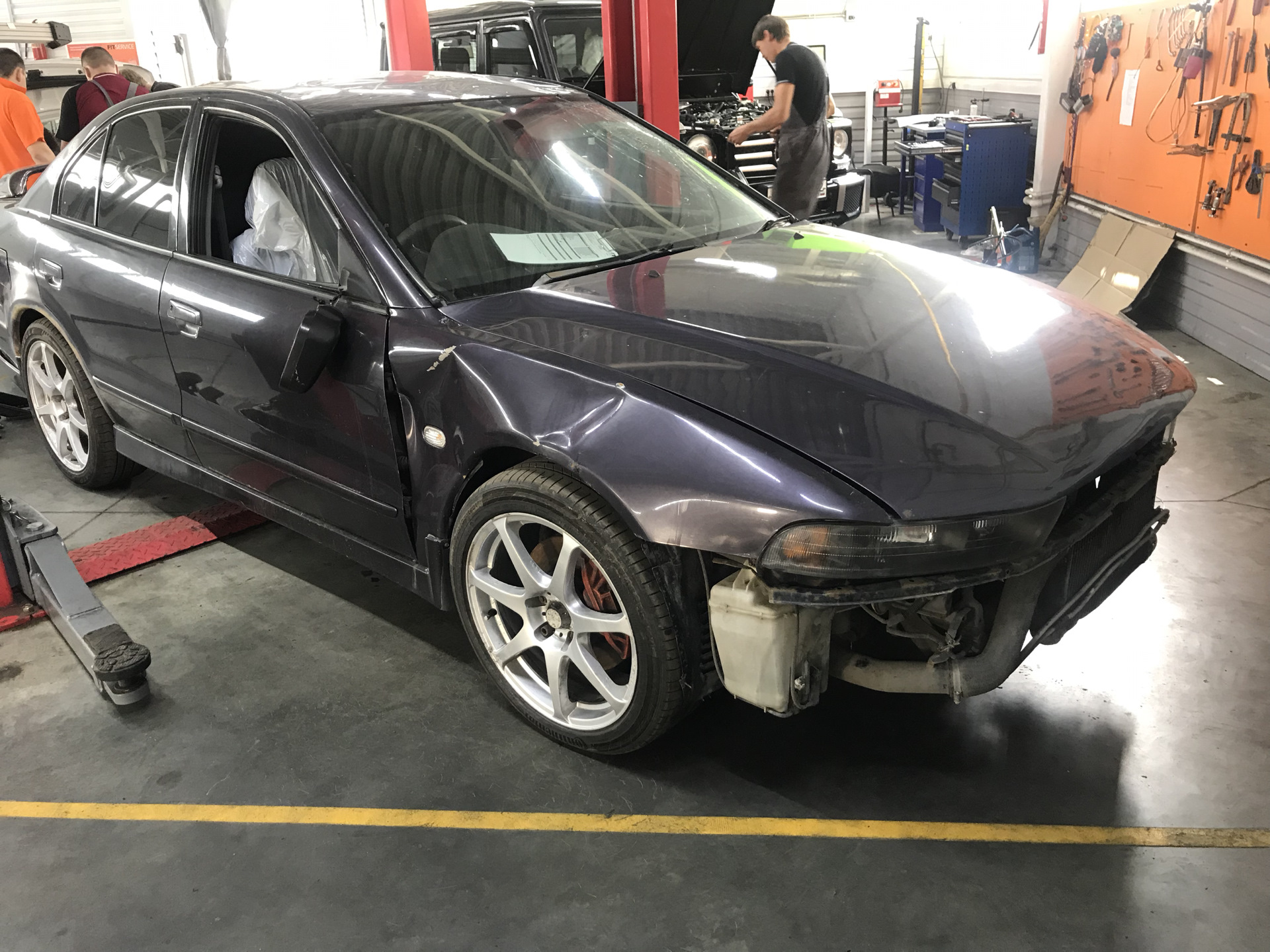 Первая встреча — Mitsubishi Galant VR-4, 2,5 л, 1997 года | встреча ...