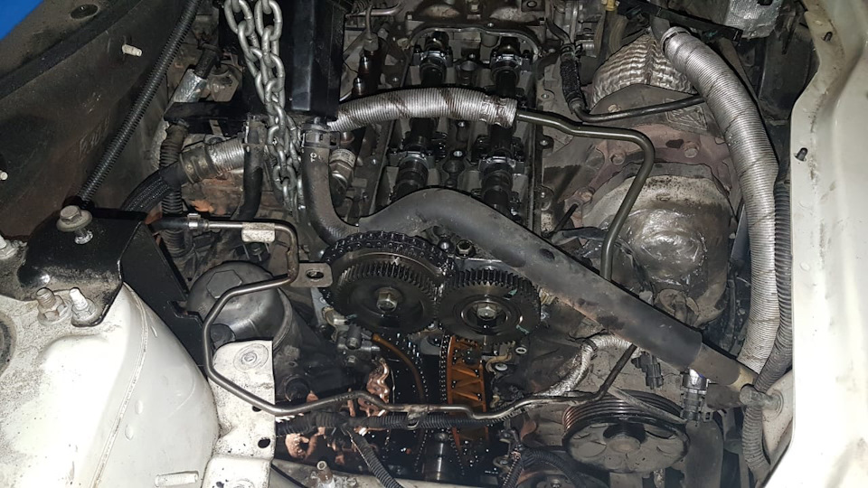 Замена цепи ГРМ, муфты генератора, переуплотнение — Chevrolet Captiva ...