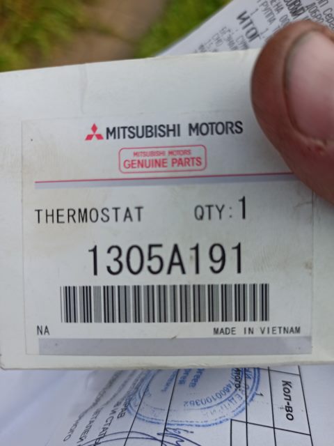 1305A191 Термостат Mitsubishi | Запчасти на DRIVE2