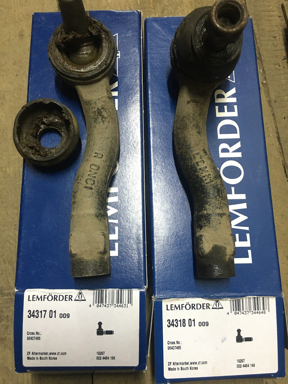 96407485 Наконечник рулевой левый GM | Запчасти на DRIVE2