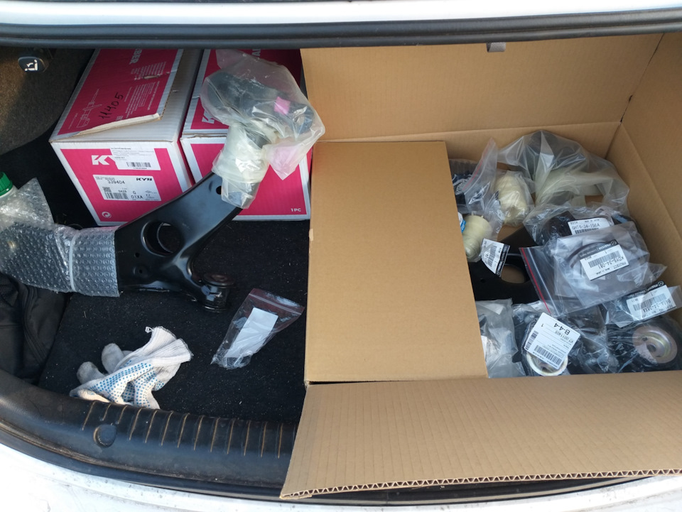 Замена передний подвески — Mazda 6 (3G) GJ, 2 л, 2012 года | запчасти ...