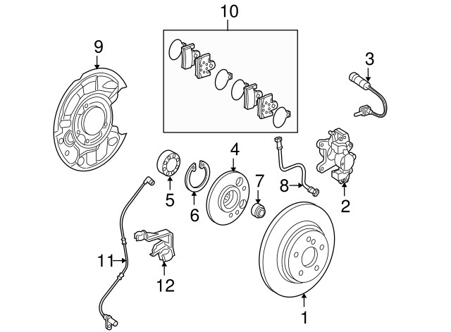 A0034202820 Комплект колодок тормозных Mercedes | Запчасти на DRIVE2