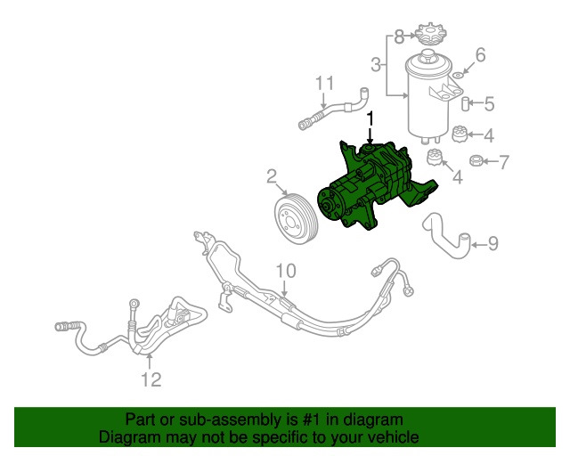 32416783892 Насос гидроусилителя рулевого управления BMW | Запчасти на ...