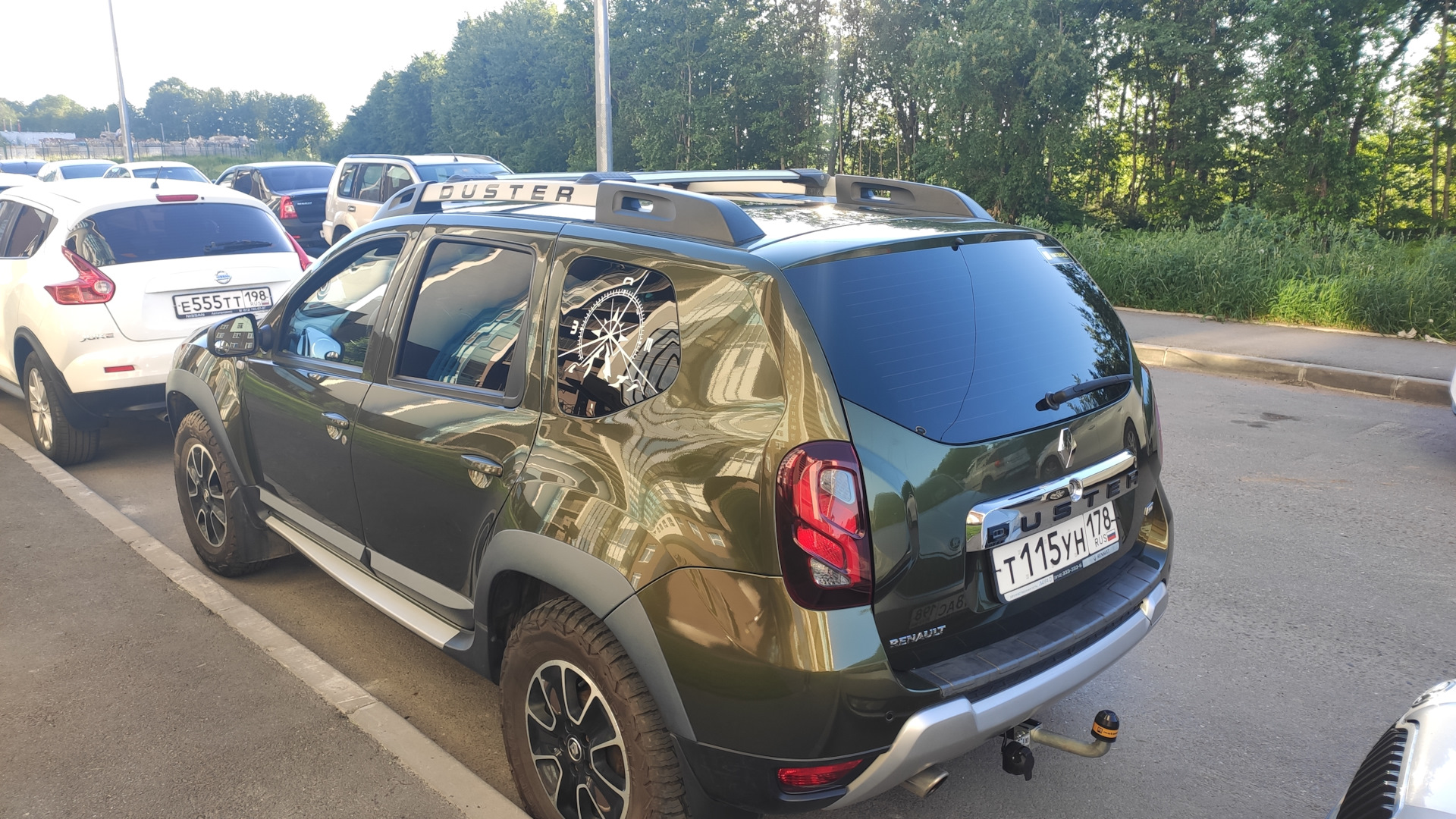 Тонировка Llumar 15-ка на Duster — Renault Duster (1G), 2 л, 2015 года ...