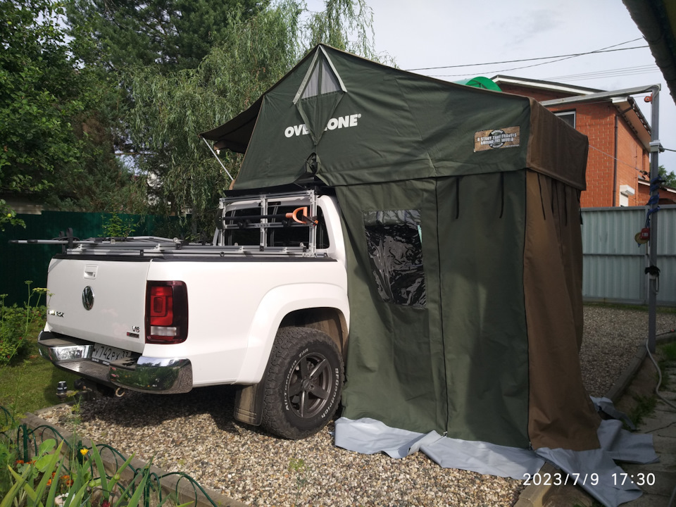 Авто-палатка на крышу машины — Volkswagen Amarok, 3 л, 2019 года ...