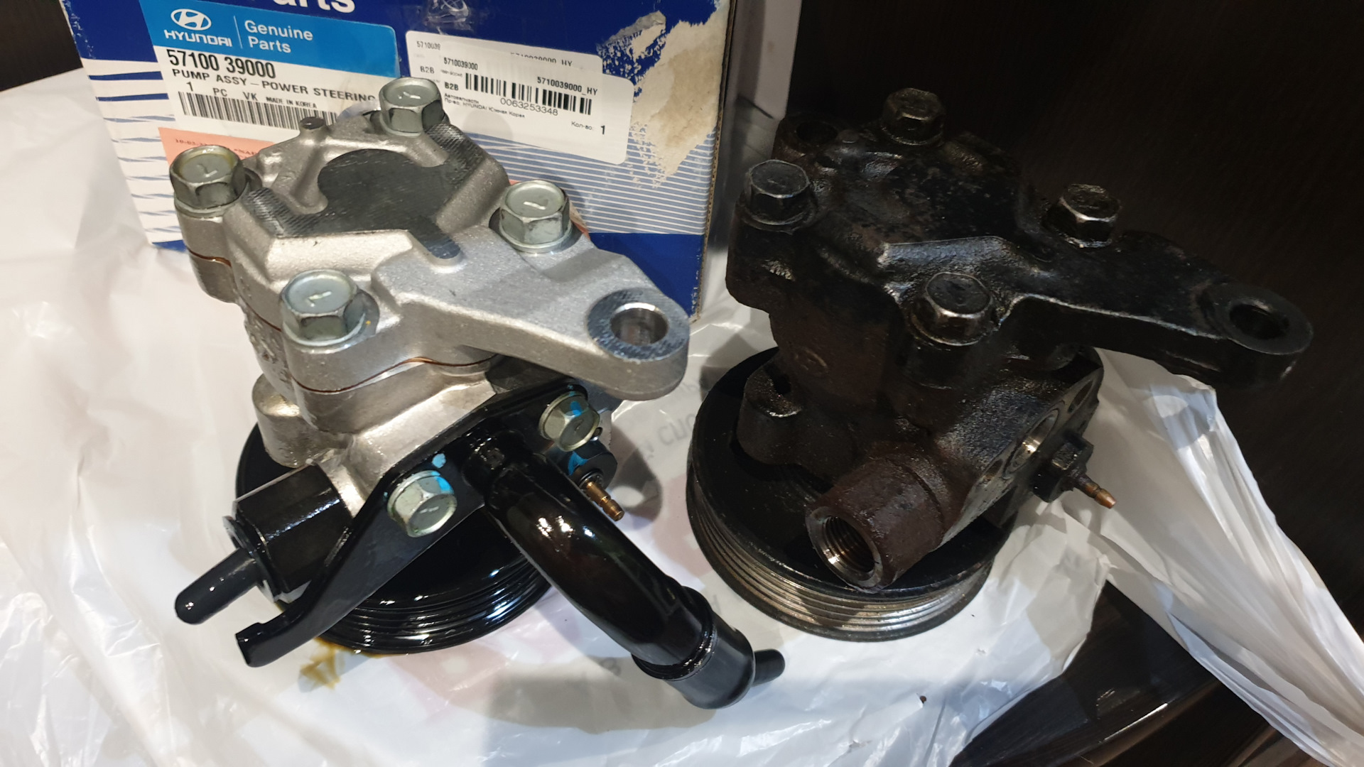 Подготовка к замене ГУР + сменный фильтр (лайфхак) — Hyundai XG, 3 л ...