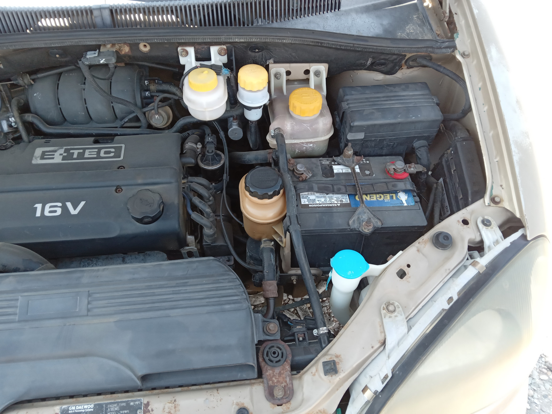 Engine Photos — Chevrolet Tacuma, 1,6 л, 2004 года | фотография | DRIVE2