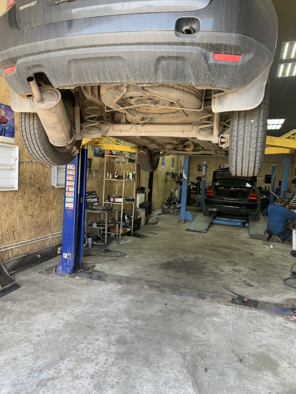 Глушитель — Renault Duster (1G), 1,6 л, 2012 года | визит на сервис ...