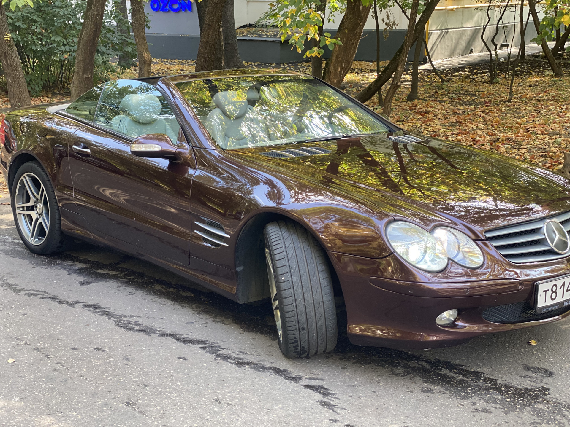 Год владения)) — Mercedes-Benz SL-Class (R230), 5 л, 2001 года ...