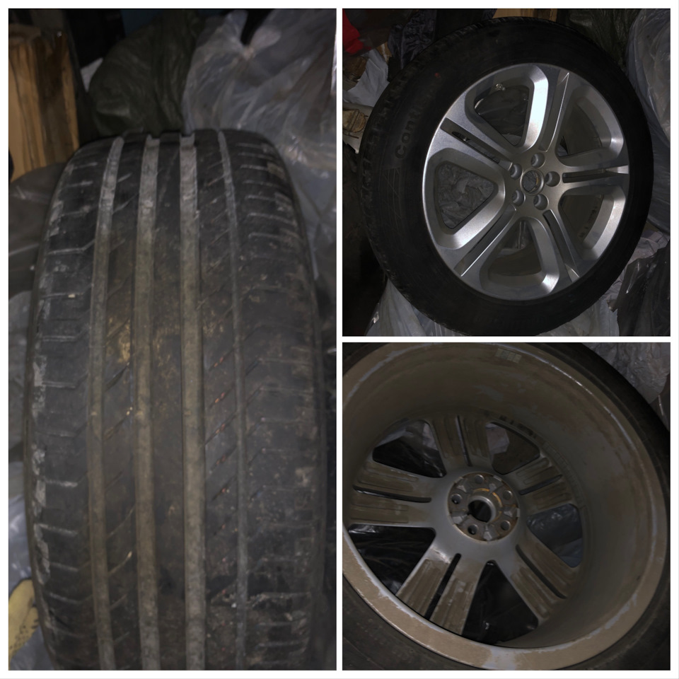 Шины летние Continental 255/50 R20, литые диски Jaguar 8,5Jx20 ET45 ...