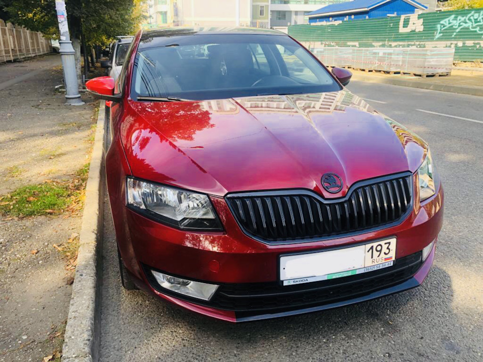 Замена шильдиков и букв 🍒Шкода — Skoda Octavia A7 Mk3, 1,4 л, 2016 года ...