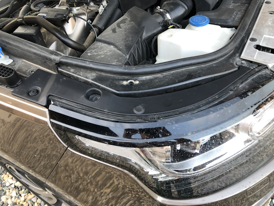 Накладки на фары — Land Rover Range Rover (4G), 3 л, 2014 года ...