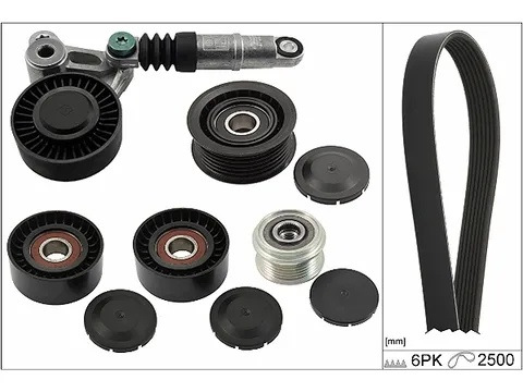 529047220 Комплект многоручейкового ремня INA | Запчасти на DRIVE2