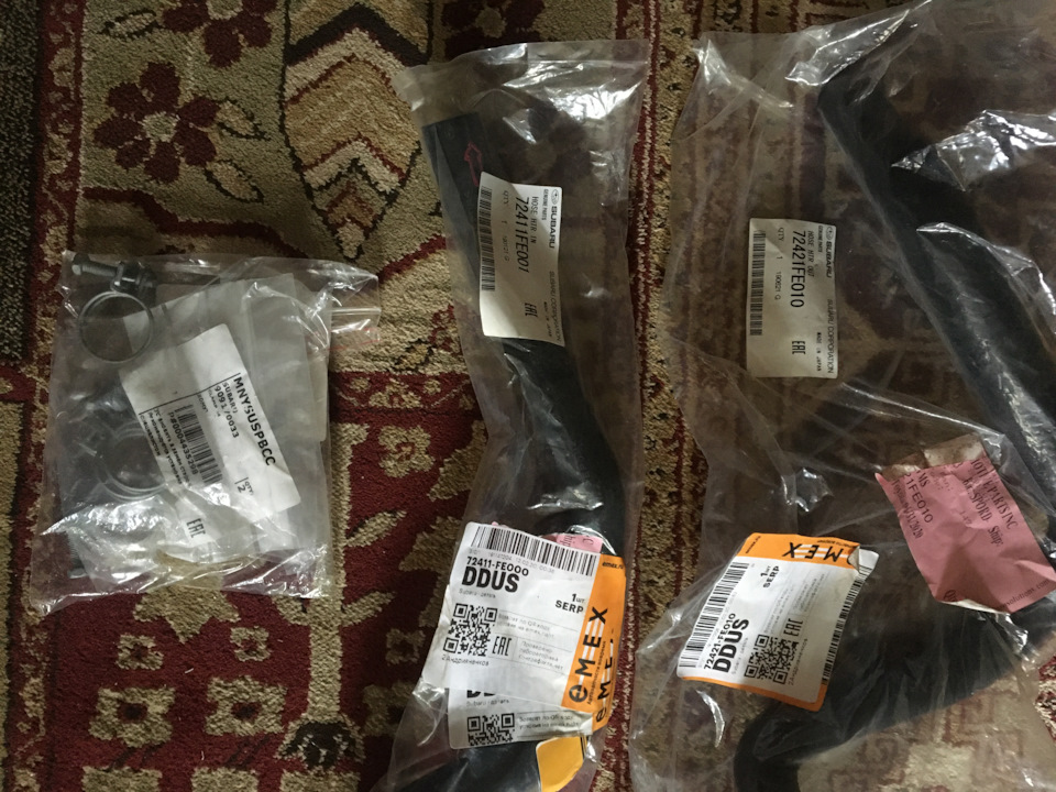 Патрубки ож и десиликонизация подкапотки. — Subaru Impreza WRX (GD/GG ...