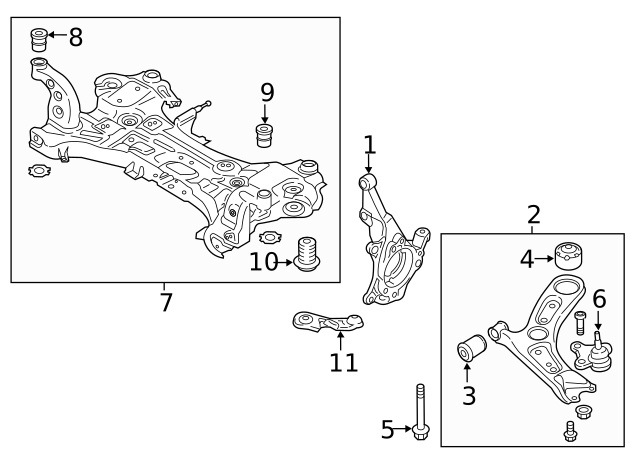 54584F2000 Сайлентблок рычага подвески KIA HYUNDAI | Запчасти на DRIVE2
