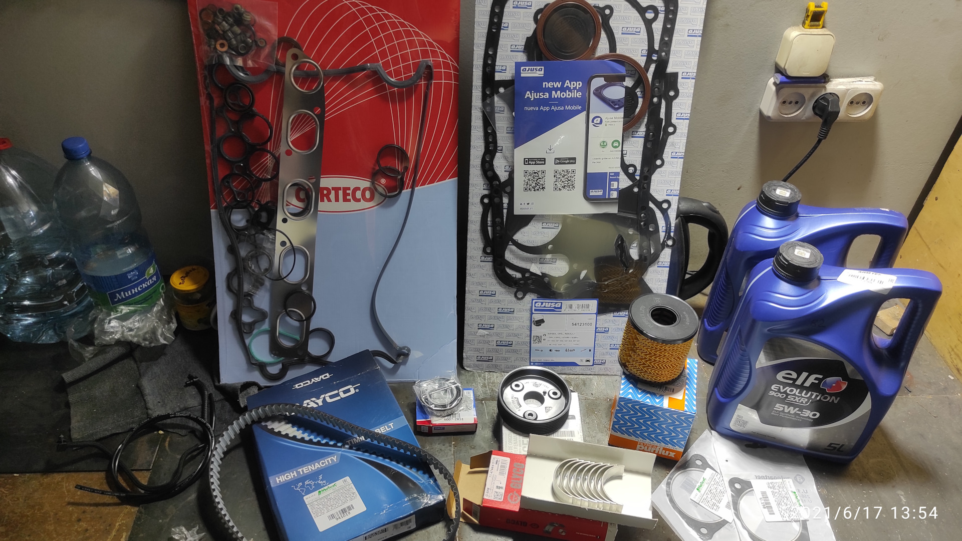 Обслуживание двигателя G9T. Часть — 2 запчасти — Renault Espace (4G), 2 ...