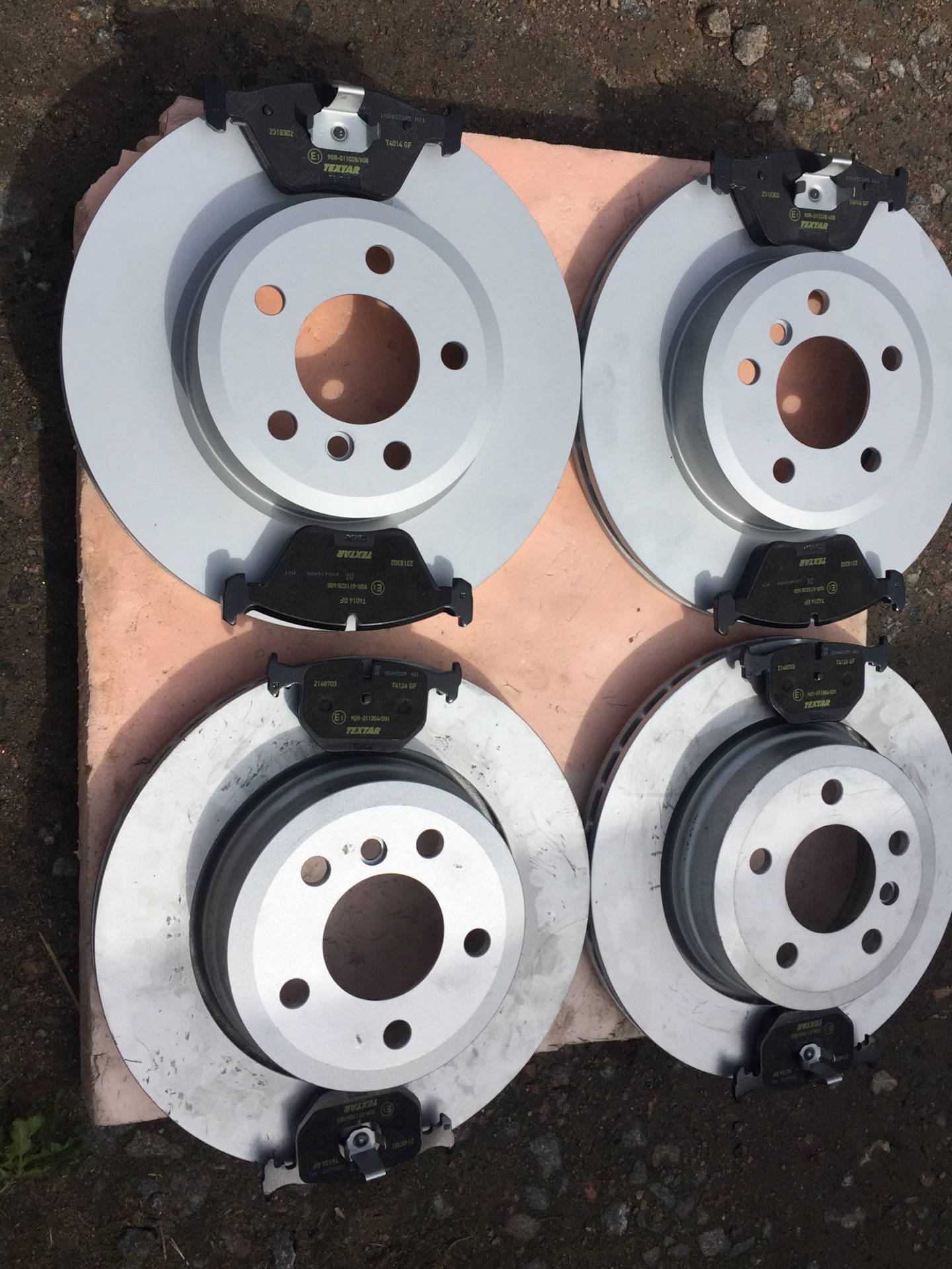 Замена тормозов вкруг, ступичный, кондей. — BMW X3 (E83), 3 л, 2006 ...