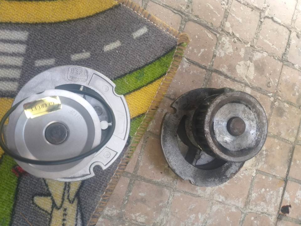 Замена помпы. — Opel Vectra C, 1,8 л, 2002 года | поломка | DRIVE2