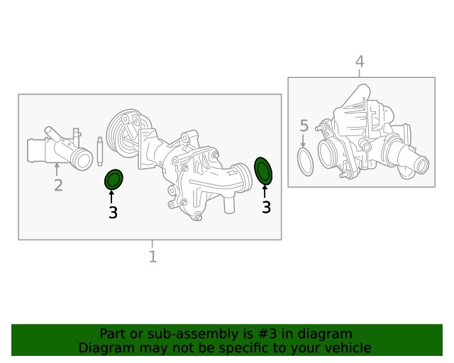 A0249976545 Кольцо уплотнительное насоса водяного. Mercedes | Запчасти ...