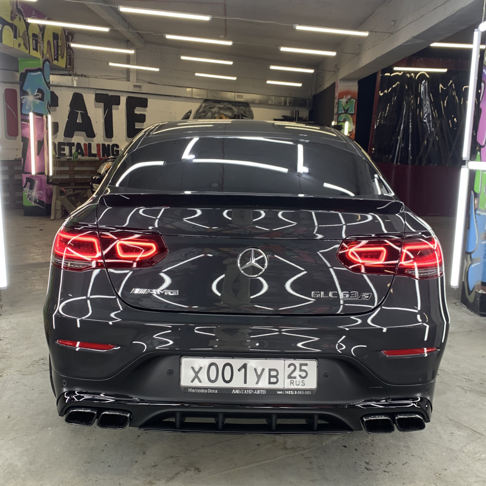 Затонировал Гаджа — Mercedes-Benz GLC 63 AMG, 4 л, 2020 года | стайлинг ...