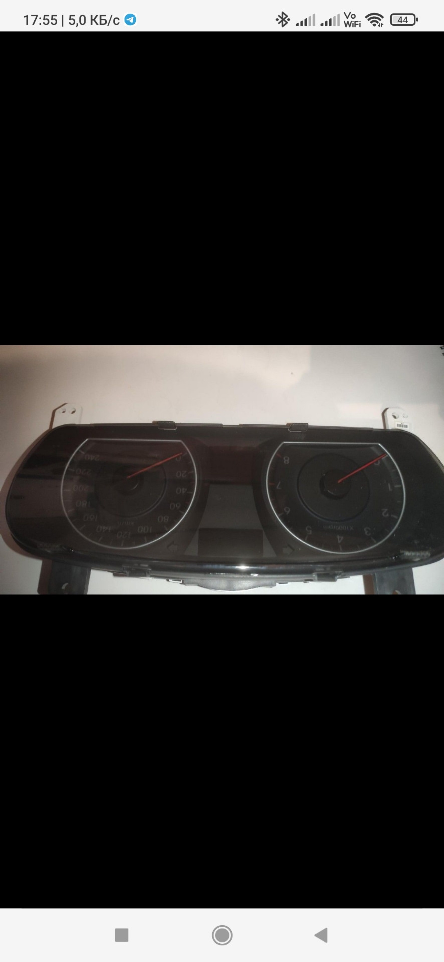 Приборная панель supervision от i30 — Hyundai Elantra (4G), 1,6 л, 2010 ...