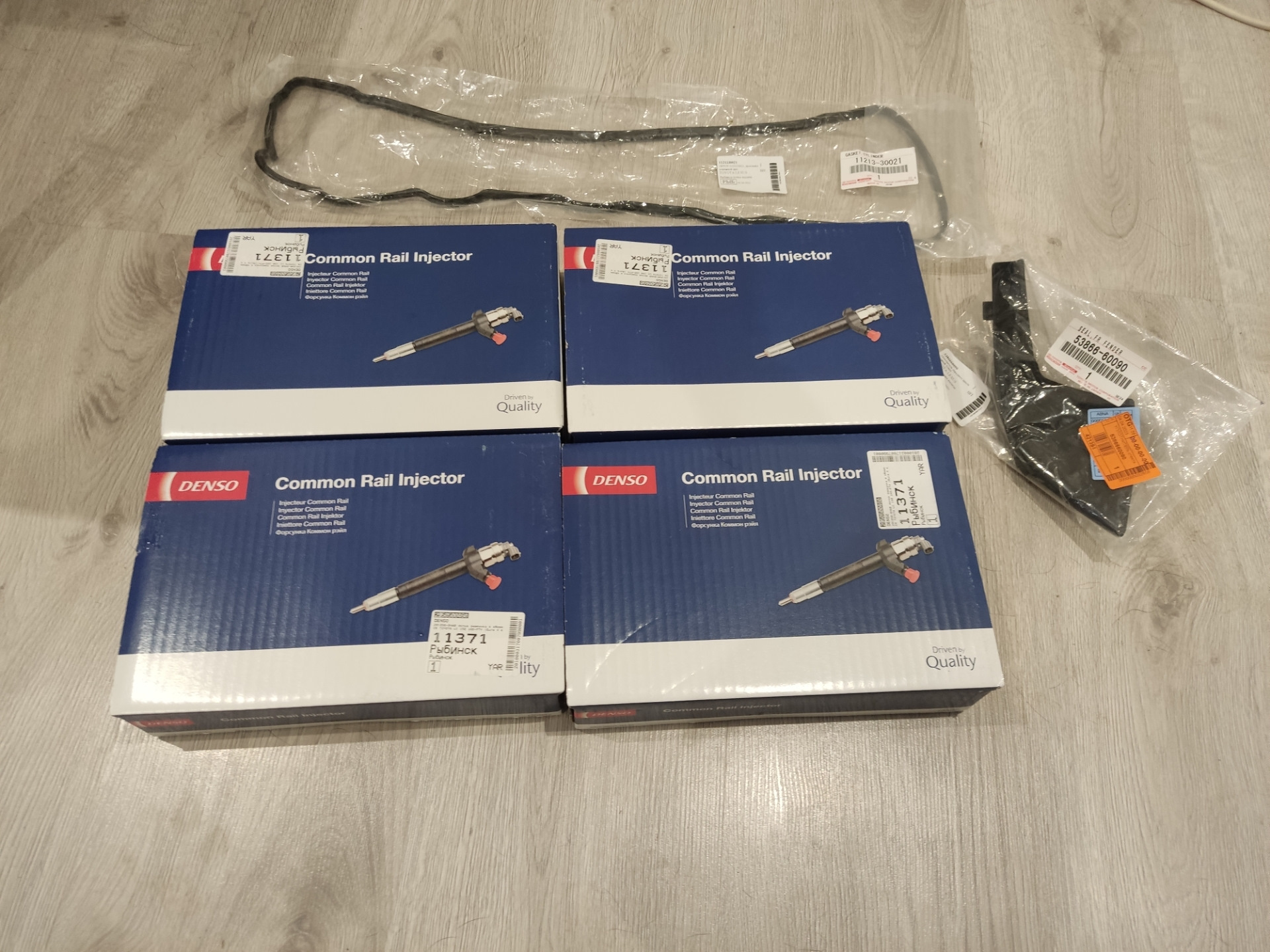 Установил новые топливные форсунки Denso Original — Toyota Land Cruiser ...