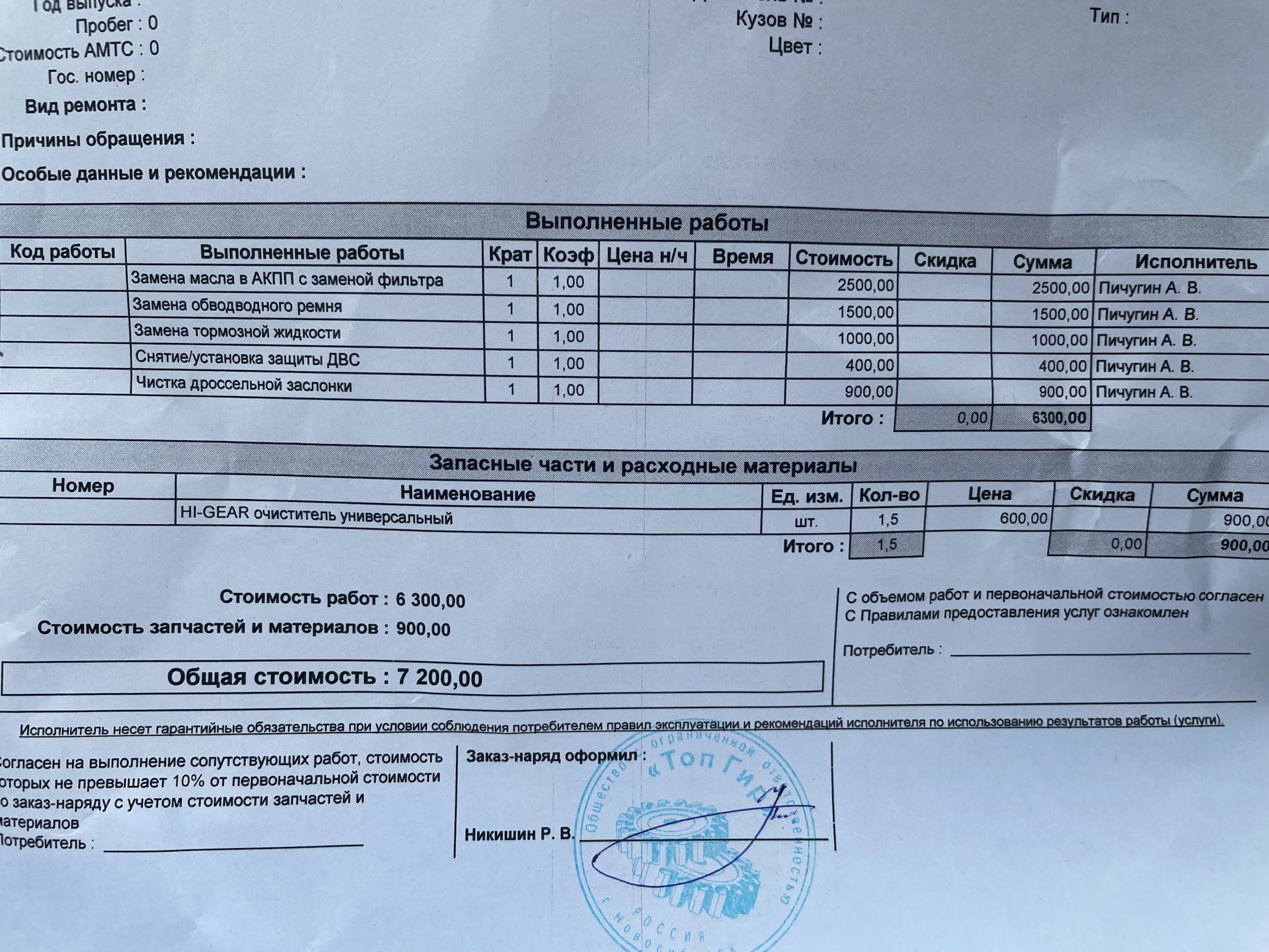 ТО (2 часть вариатор и др) — Mitsubishi Outlander (3G), 2,4 л, 2016 ...