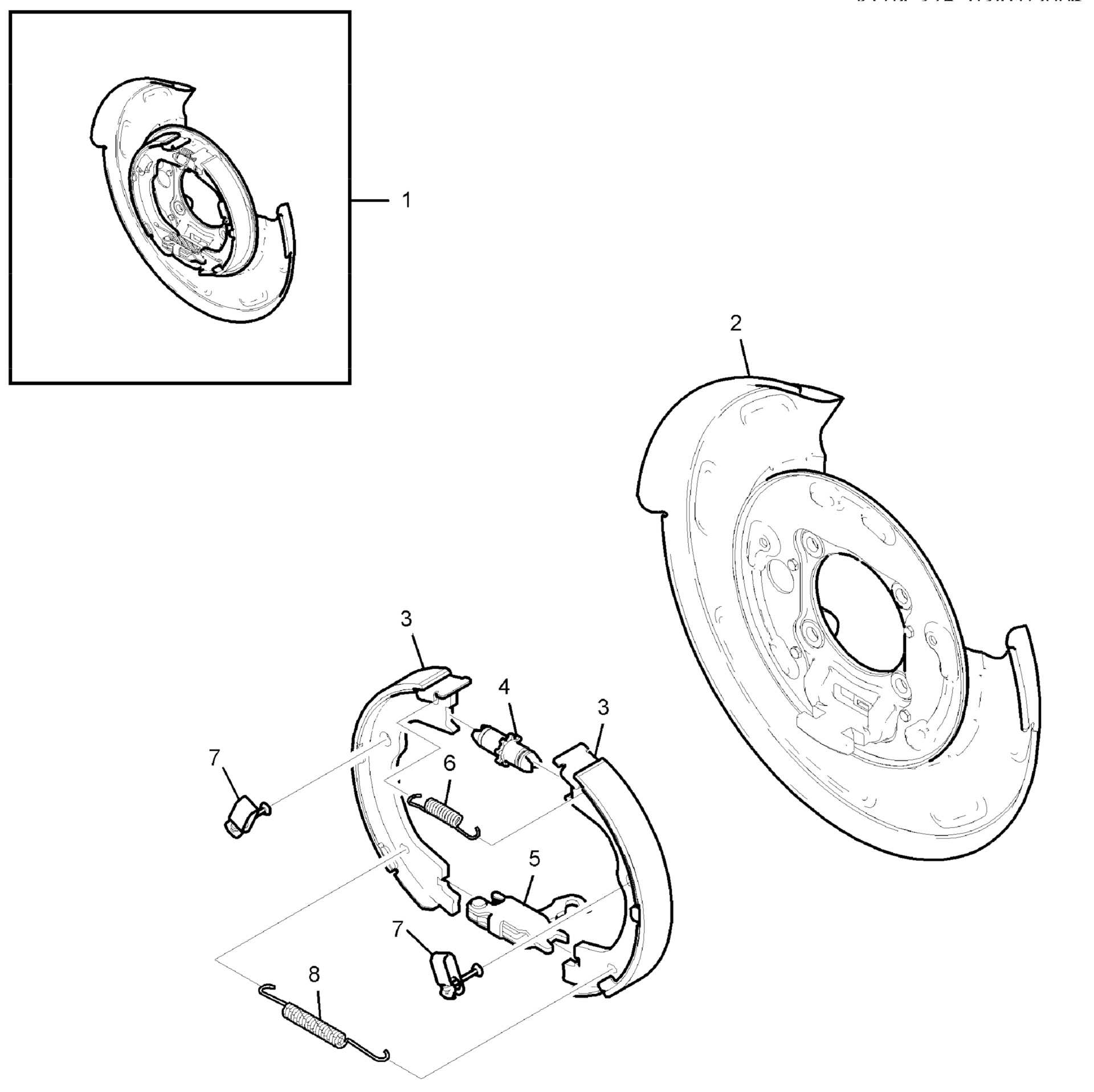 Тормозные диски и колодки — Chevrolet Captiva (1G), 2,2 л, 2013 года ...
