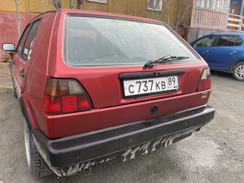 Hella red black — Volkswagen Golf Mk2, 1,6 л, 1989 года | стайлинг | DRIVE2
