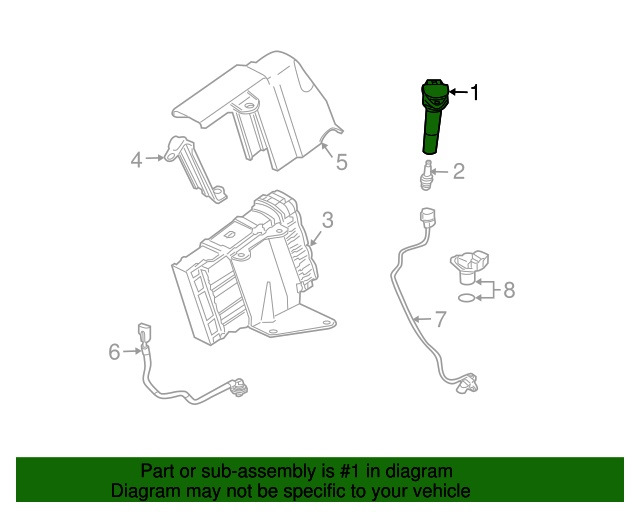 MN187373 Катушка зажигания Mitsubishi | Запчасти на DRIVE2
