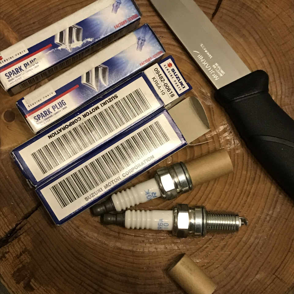 Свечи зажигания Suzuki Jimny JB74 — Suzuki Jimny (4G), 1,5 л, 2020 года ...