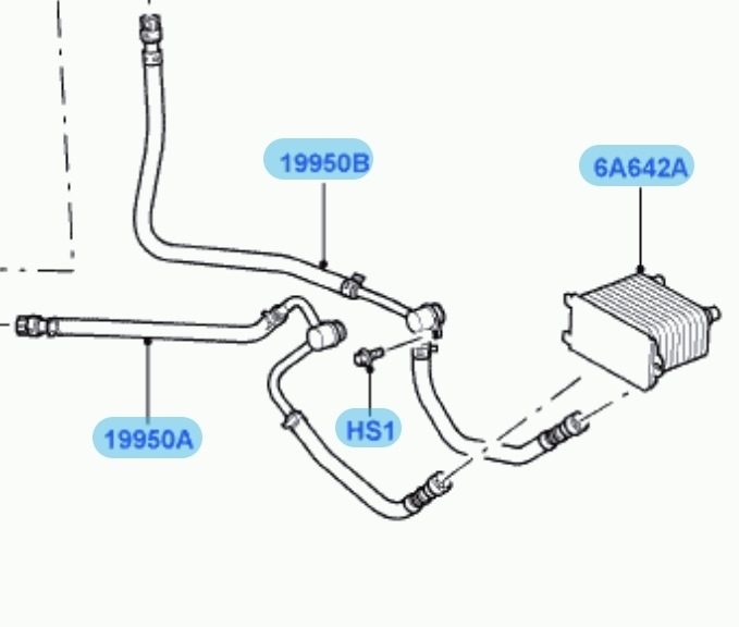 Замена трубок масляного радиатора — Land Rover Range Rover (3G), 4,2 л ...