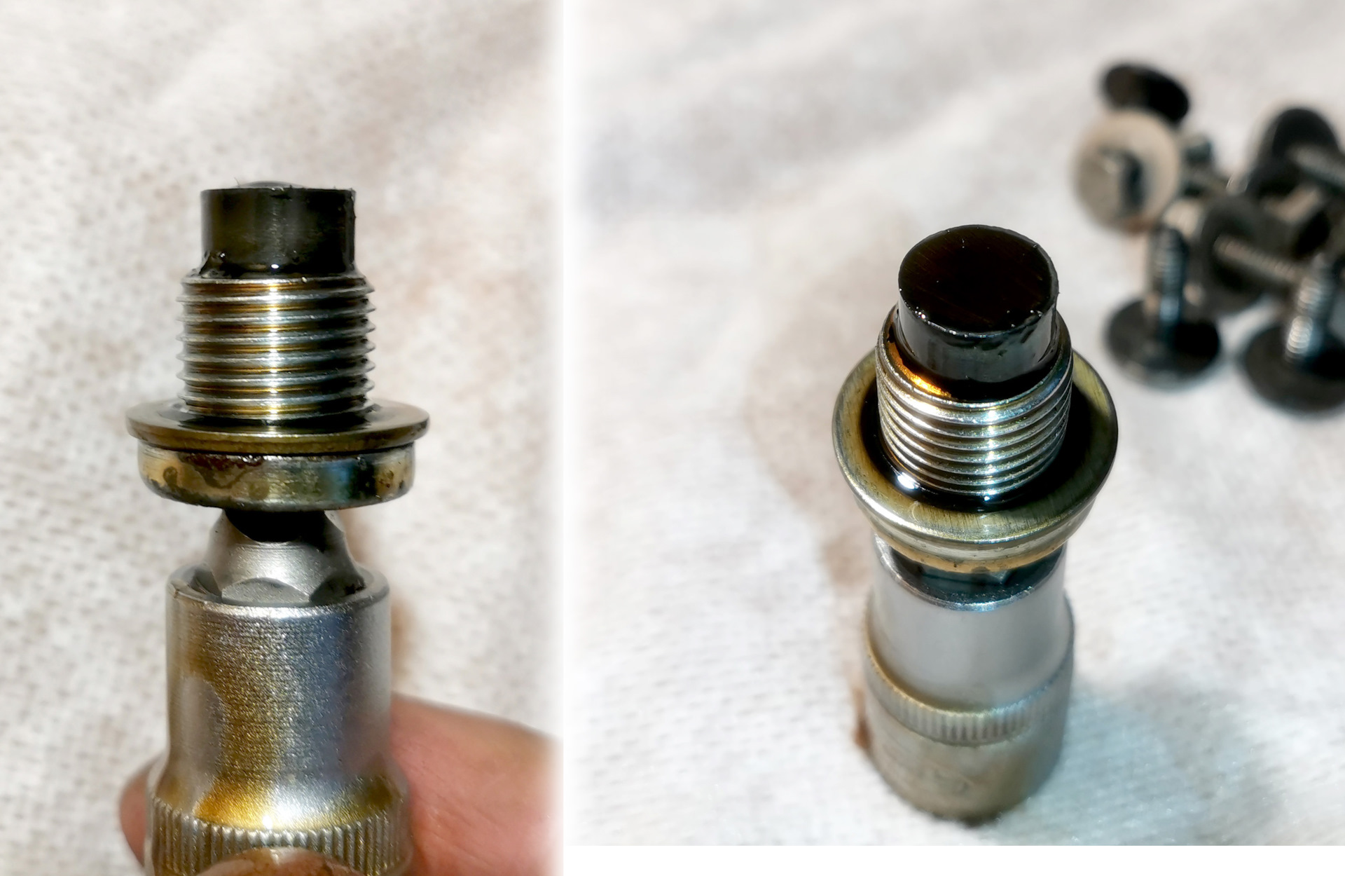 Сливные пробки и прокладки для них. Duster. — Renault Duster (1G), 2 л ...
