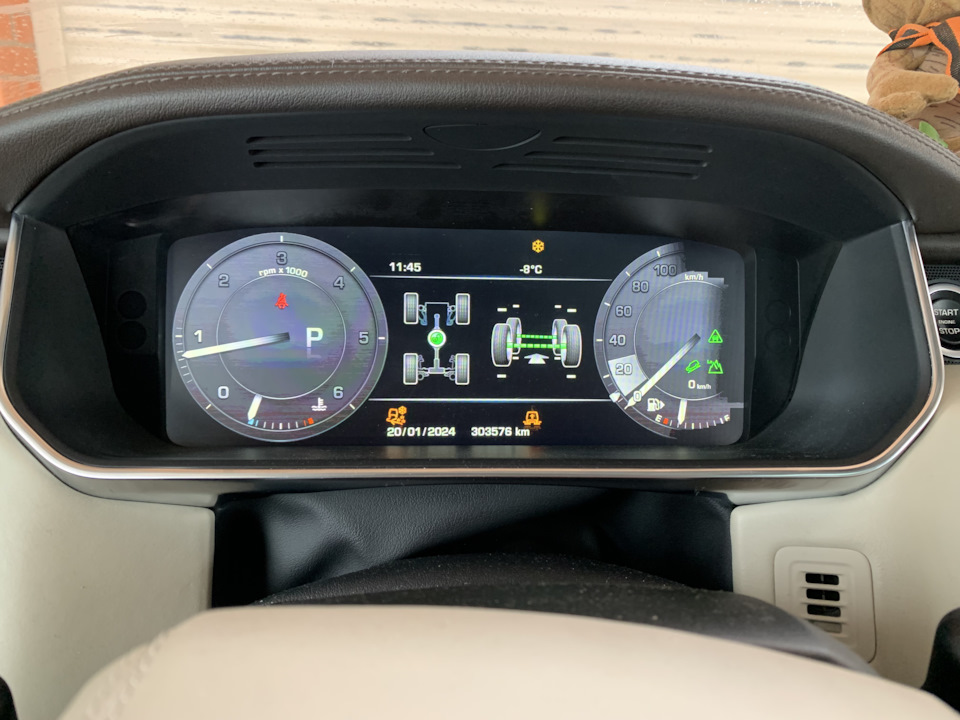 Режим трава гравий снег и понижайка на Range Rover — Land Rover Range ...