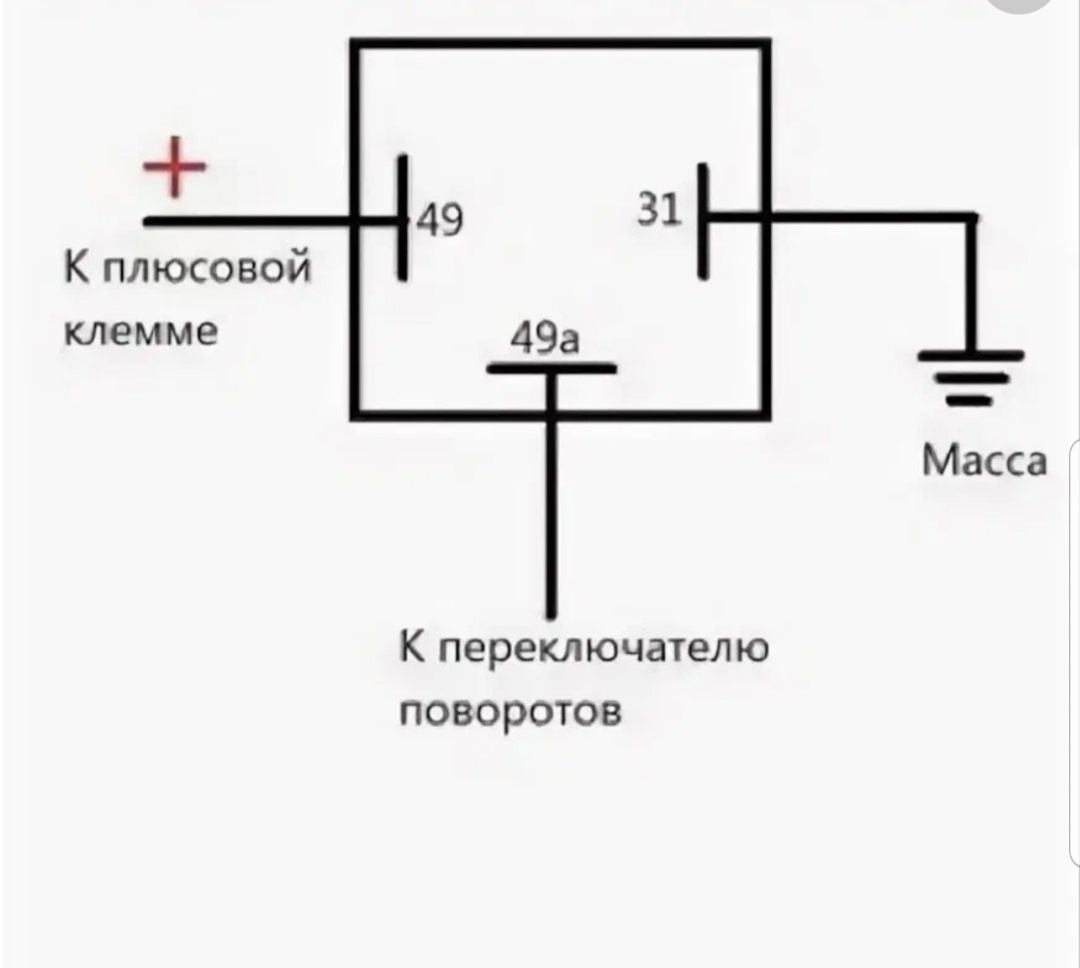 Переход на 3х контактное реле поворотов — Lada Ока 11113, 0,7 л, 1999 ...