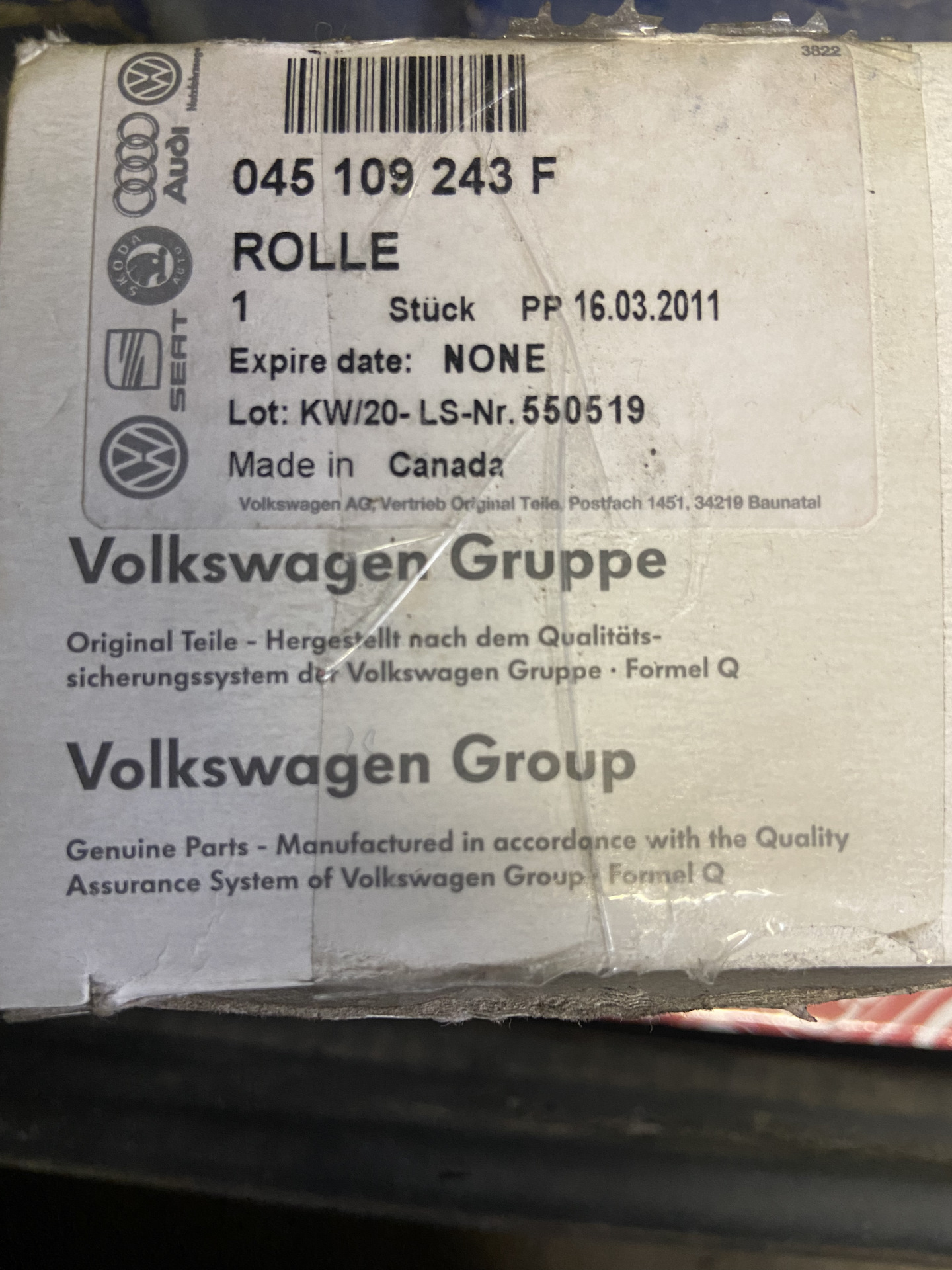 Продам Ролики на грм от axb — Volkswagen Transporter T5, 1,9 л, 2009 ...