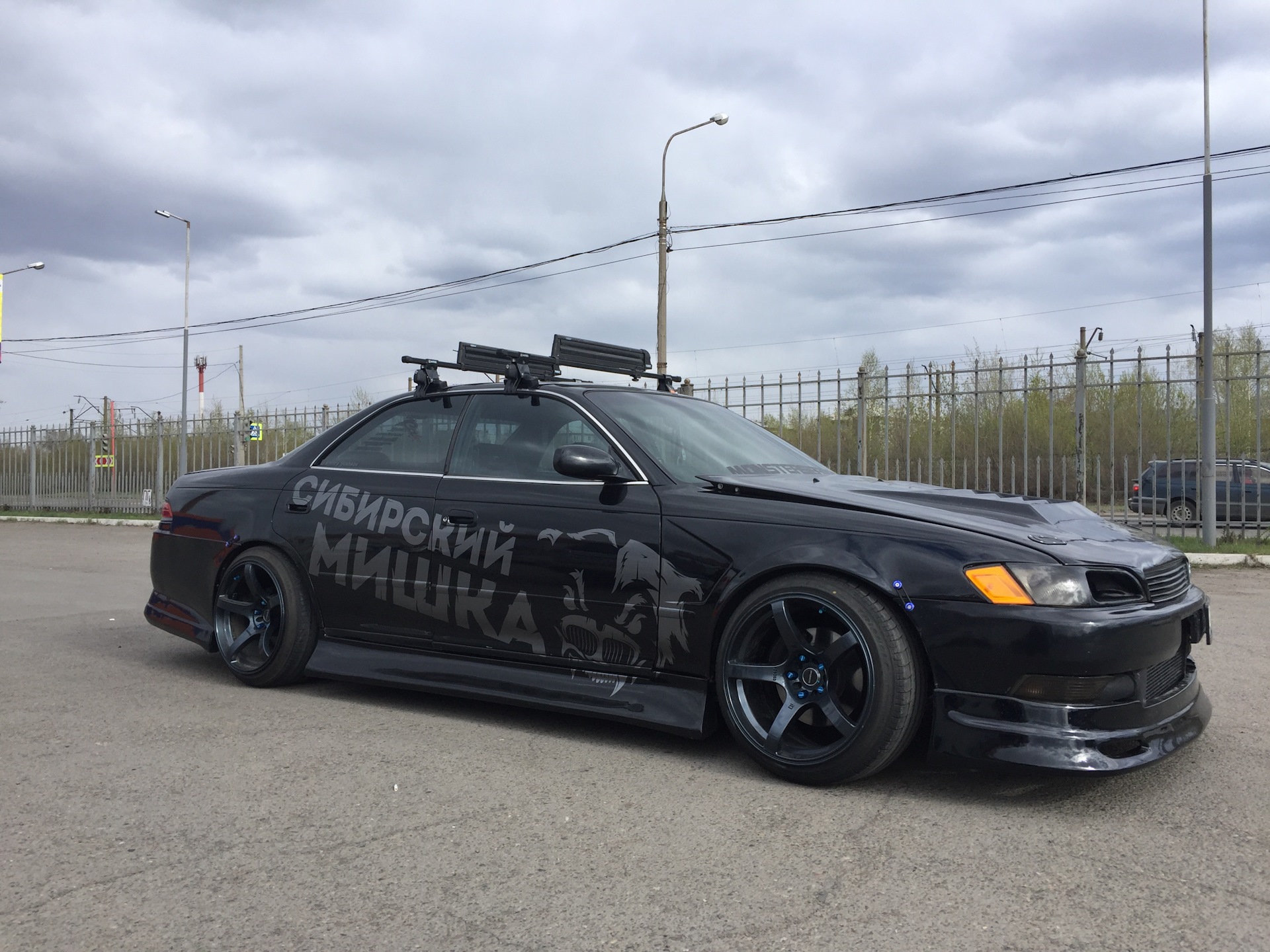 ️ Наклейка от спонсоров — Toyota Mark II (90), 2,5 л, 1995 года ...