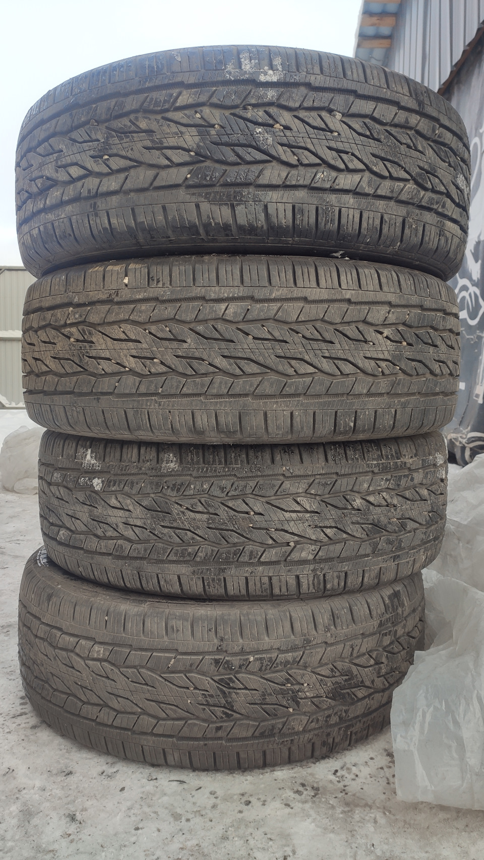 Летняя резина Continental 255/55 R20 — Mazda CX-9 (2G), 2,5 л, 2017 ...