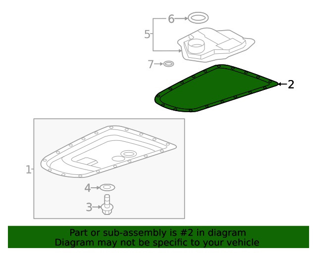 2705A049 ПРОКЛАДКА МАСЛЯНОГО ПОДДОНА АКПП Mitsubishi | Запчасти на DRIVE2