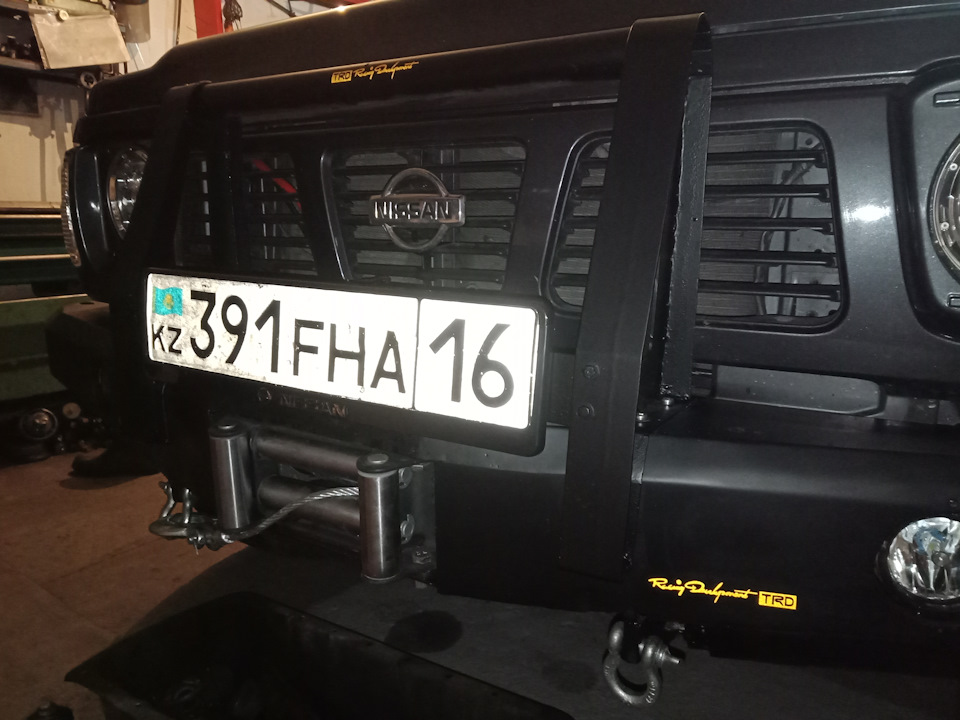 Изготовление защиты облицовки радиатора — Nissan Patrol GR I (Y60), 2,8 л, 1995 года | тюнинг ...