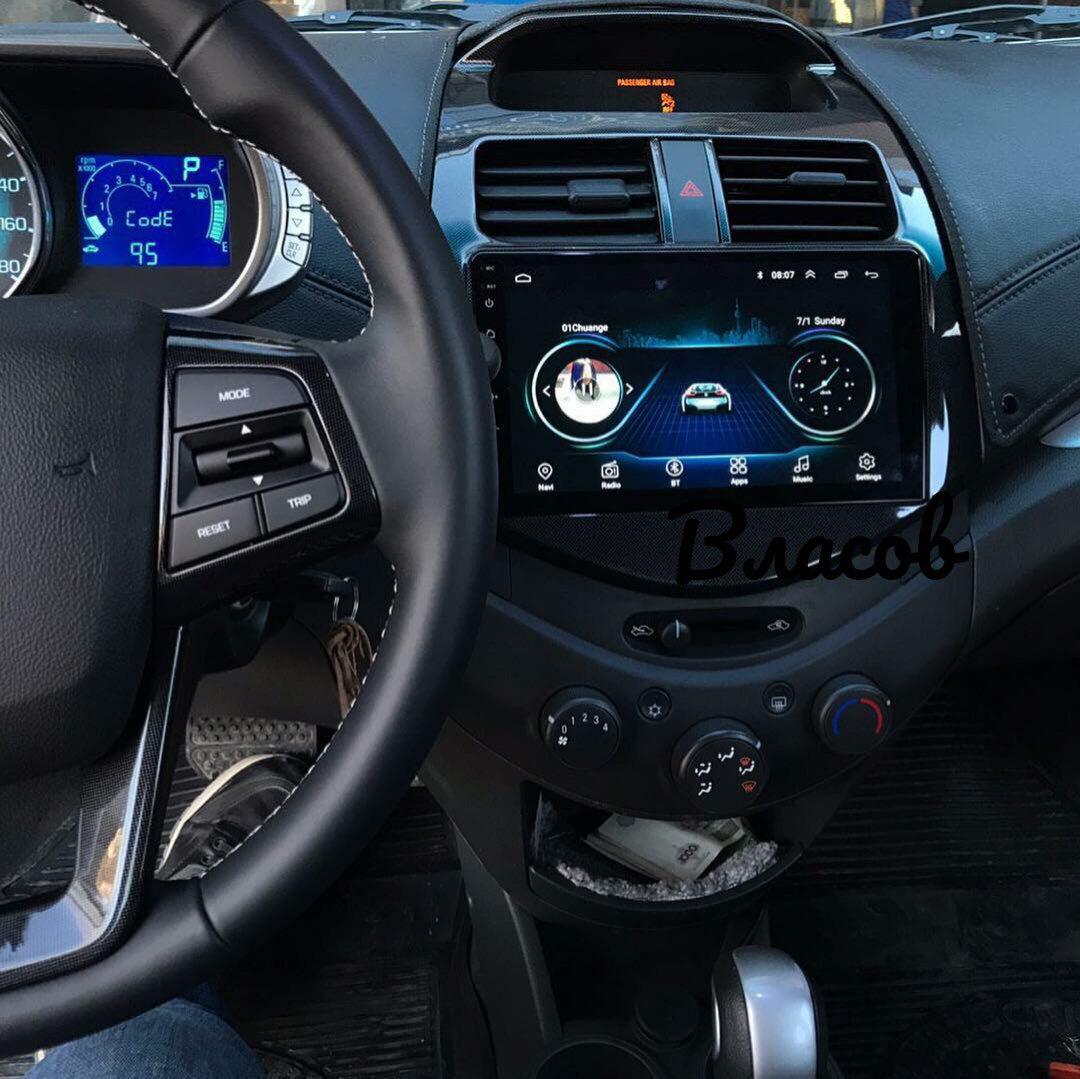 новая магнитолла, андройд — Chevrolet Spark (M300), 1 л, 2011 года ...